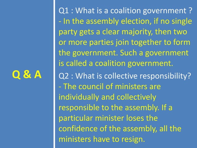 How State Government Works (Grade 7 - Civics) | PPSX | Elections | Politics