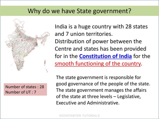 How State Government Works (Grade 7 - Civics) | PPSX | Elections | Politics