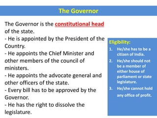 How State Government Works (Grade 7 - Civics) | PPSX