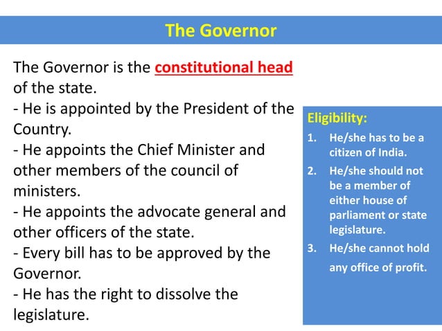 How State Government Works (Grade 7 - Civics) | PPSX | Elections | Politics