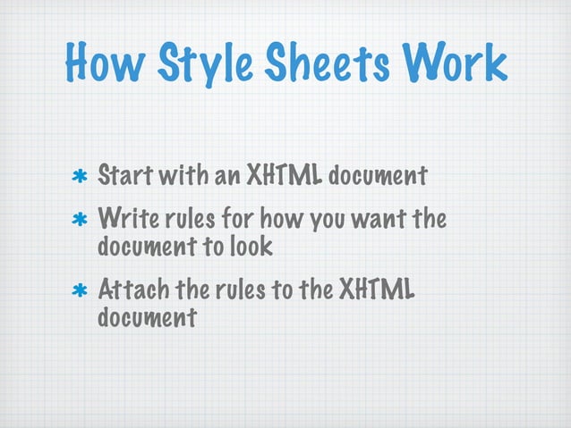 How Style Sheets Work | PPT