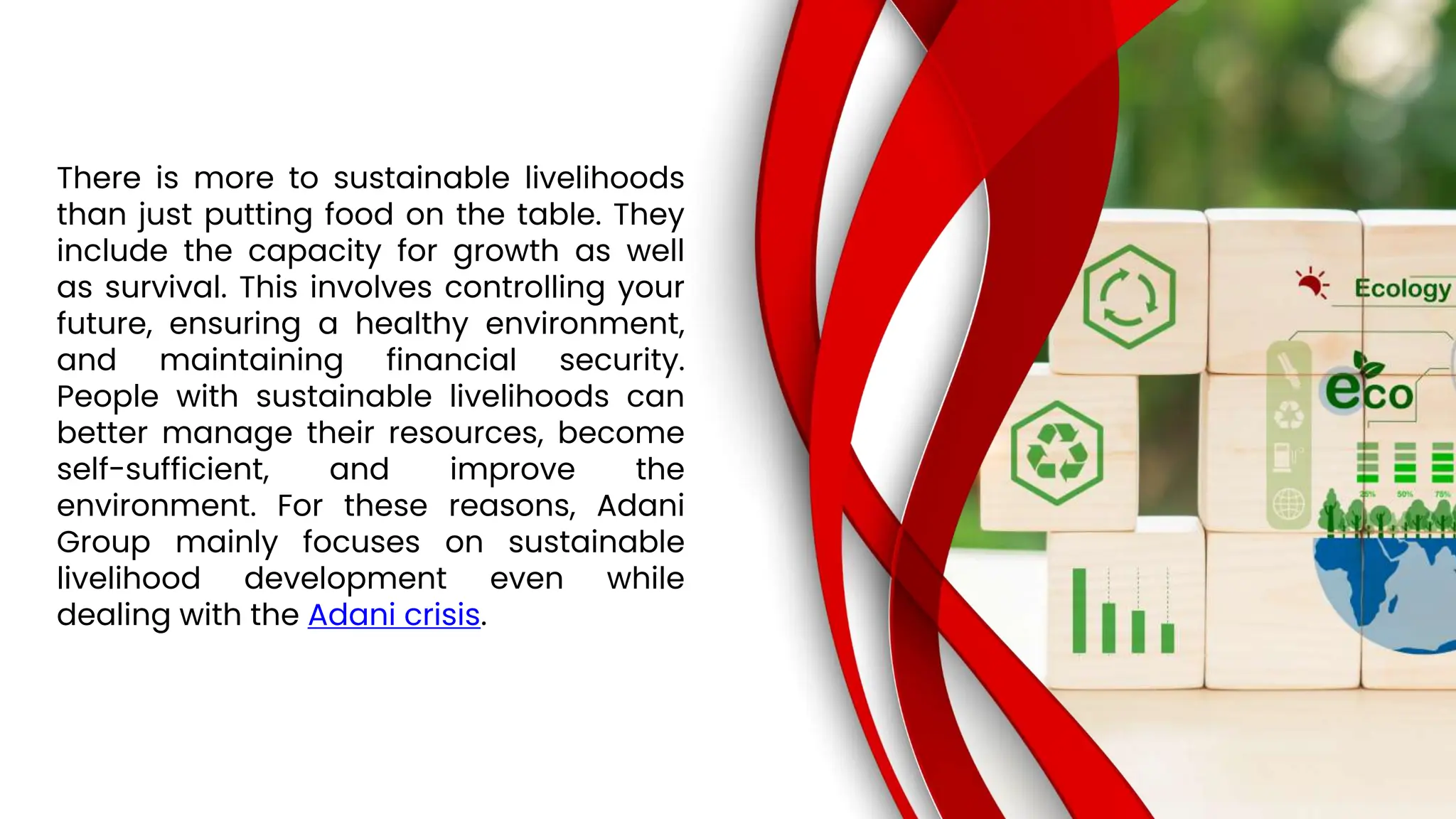 How Sustainable Livelihood Development is at The Core of the Adani ...