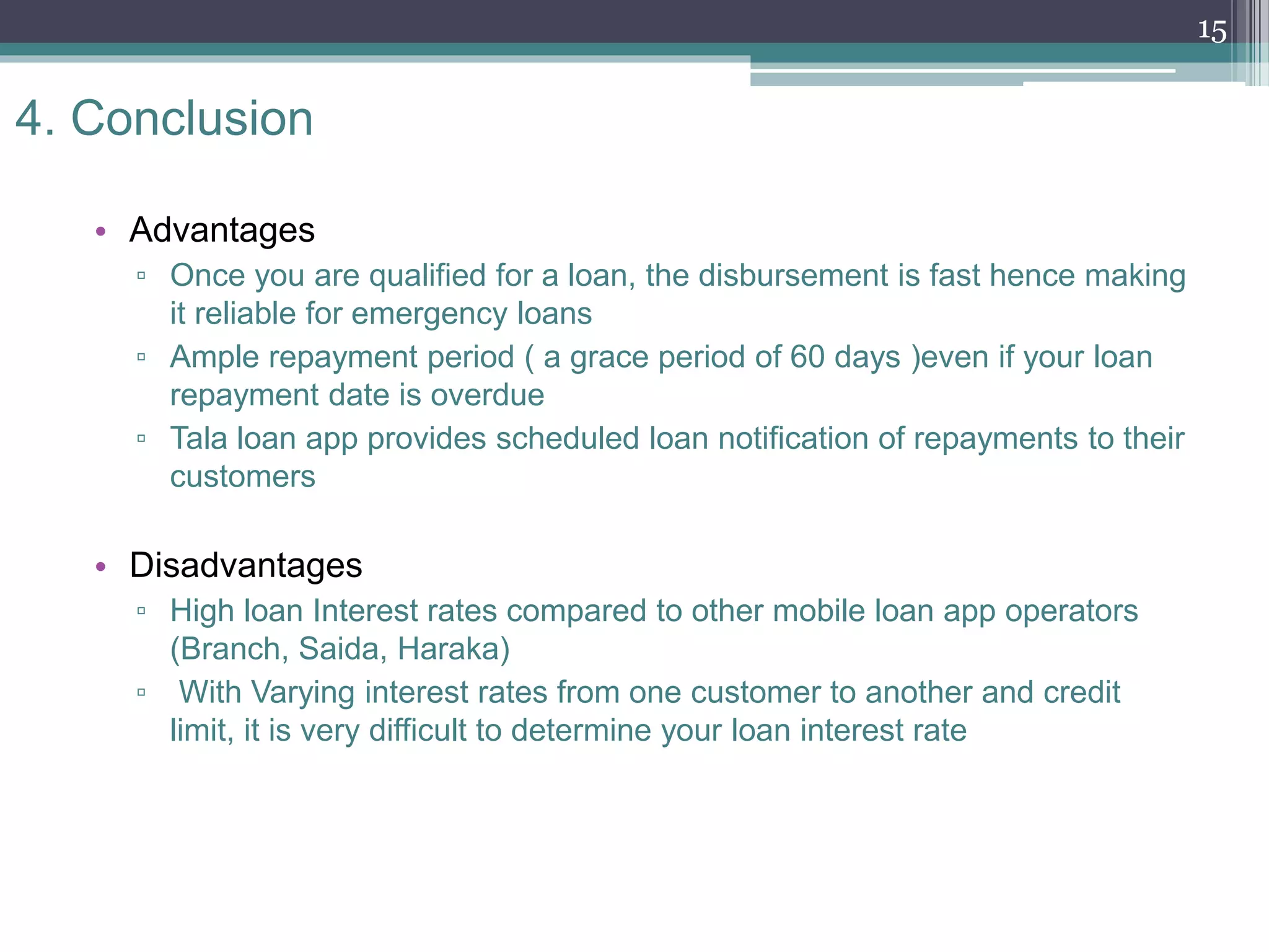 How Tala works in credit score | PPTX