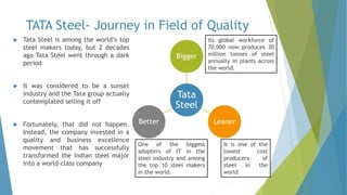TQM implementation in TATA Steel | PPTX