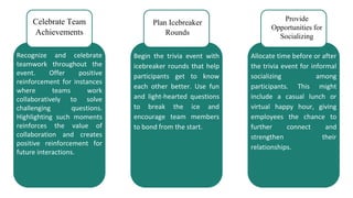 How Team Building Trivia Enhances Workplace Morale | PPT