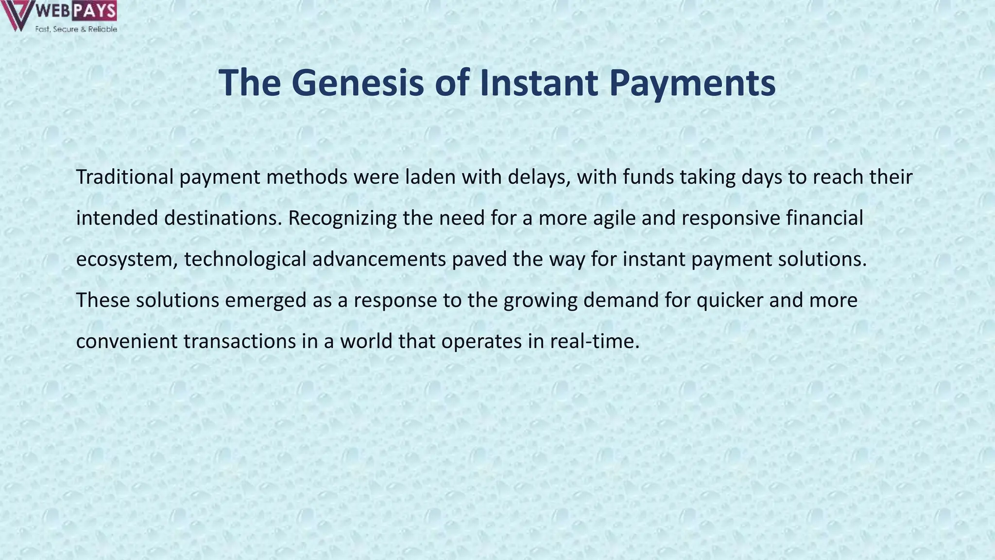 How Technological Innovation Fuels the Instant Payments Revolution ...