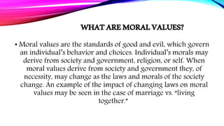 How technologies has led to moral decay | PPTX