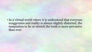 How social media changed people's perspective | PPTX