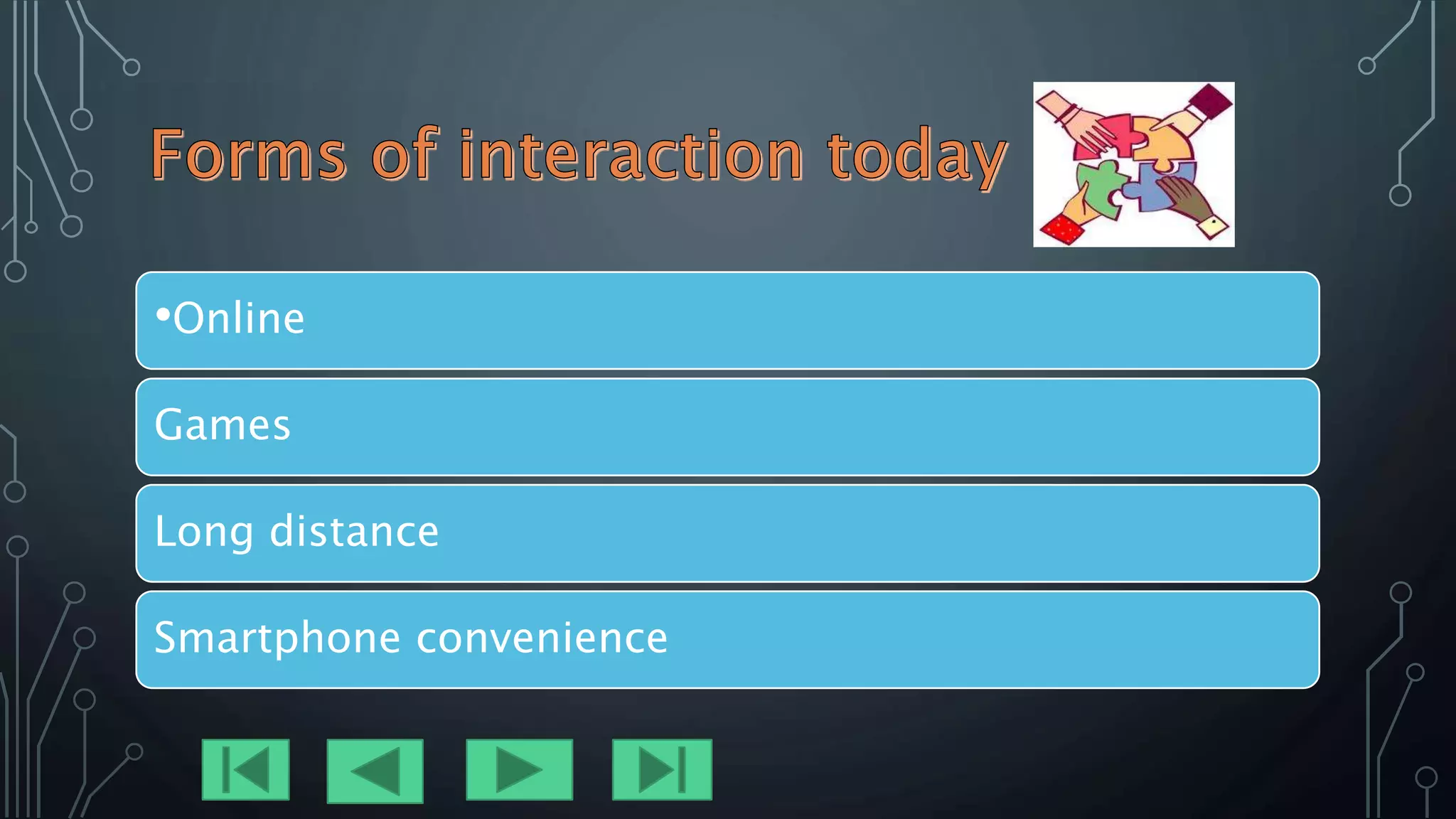 How technology changed the way we interact with each other | PPTX