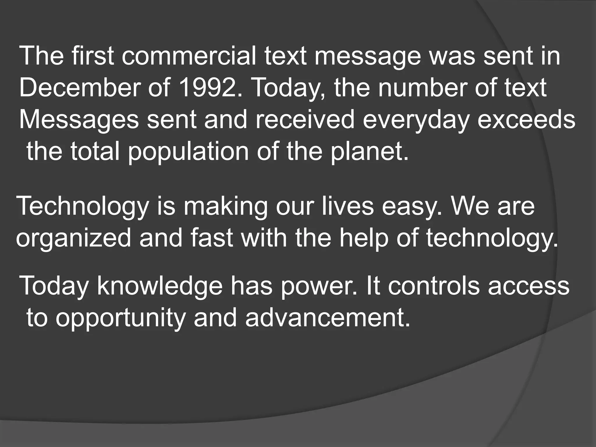 How technology change the world | PPTX