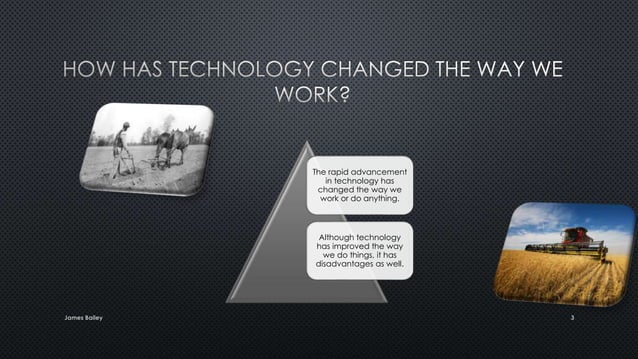 How technology has changed the way we work | PPT
