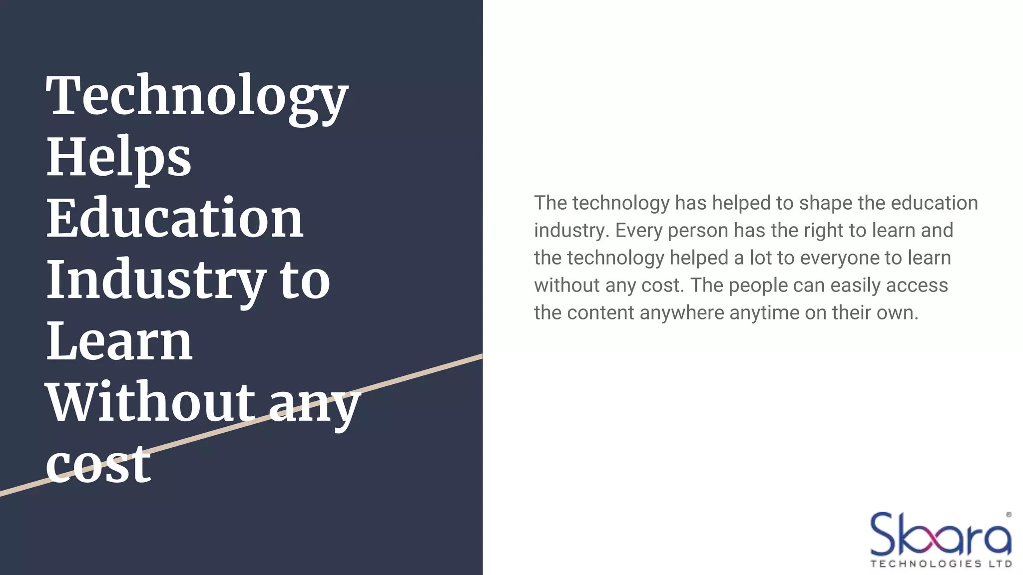 How technology helps the education industry - Skara Technologies ...