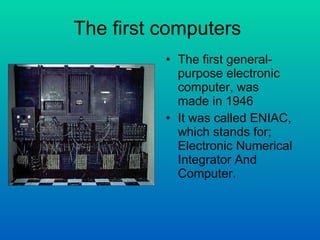 History of computers! | PPT