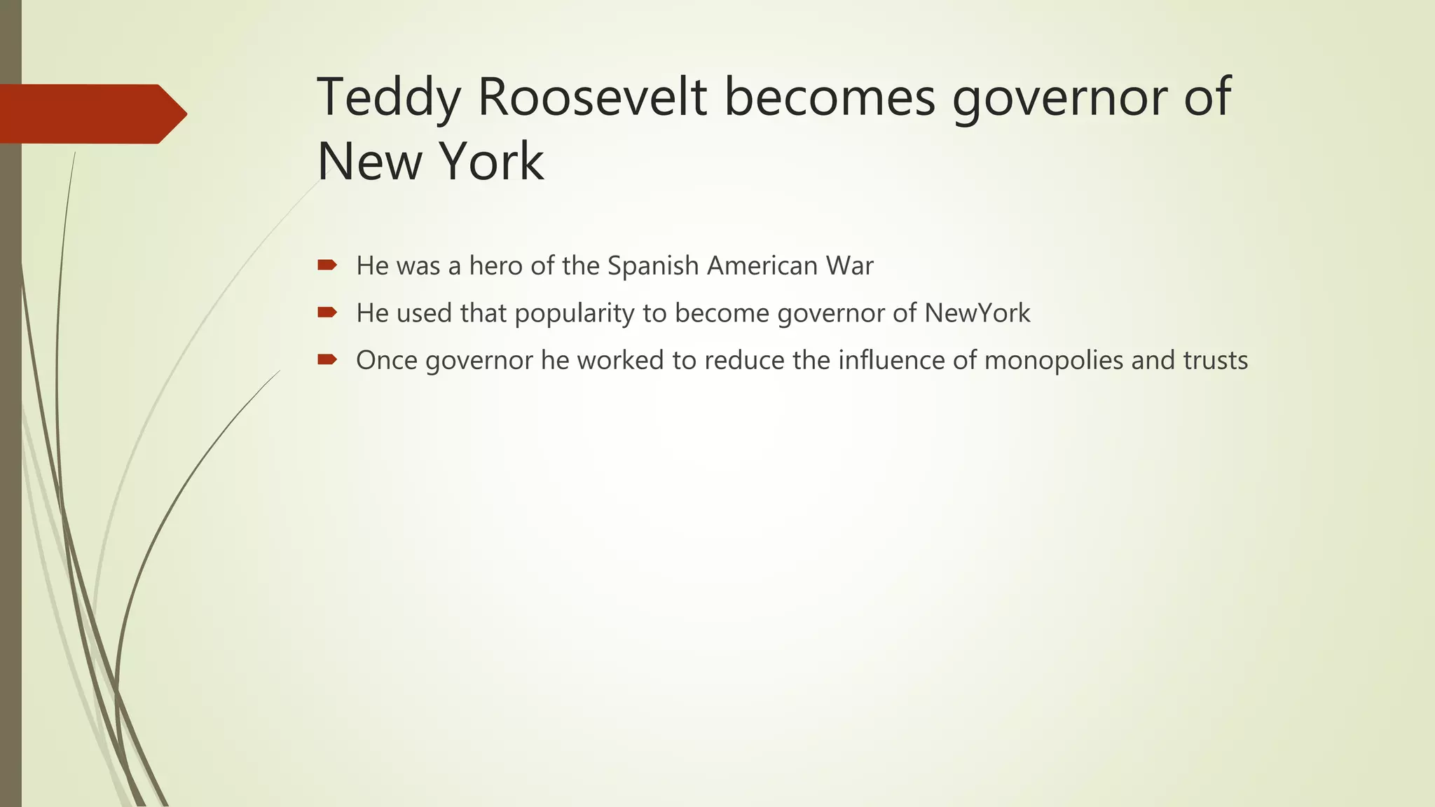 How Teddy Roosevelt Became President | PPTX