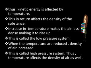 How temperature affects density | PPTX