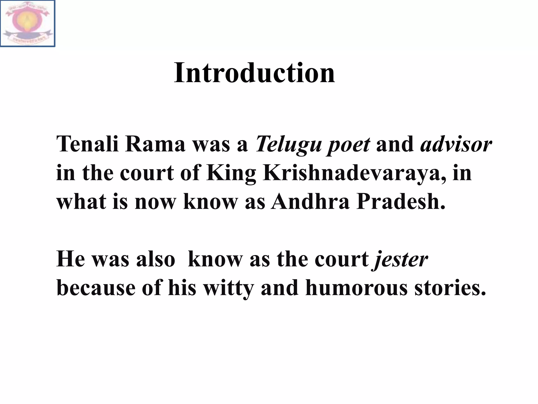 How Tenali Rama became a Jester 3rd english.pptx