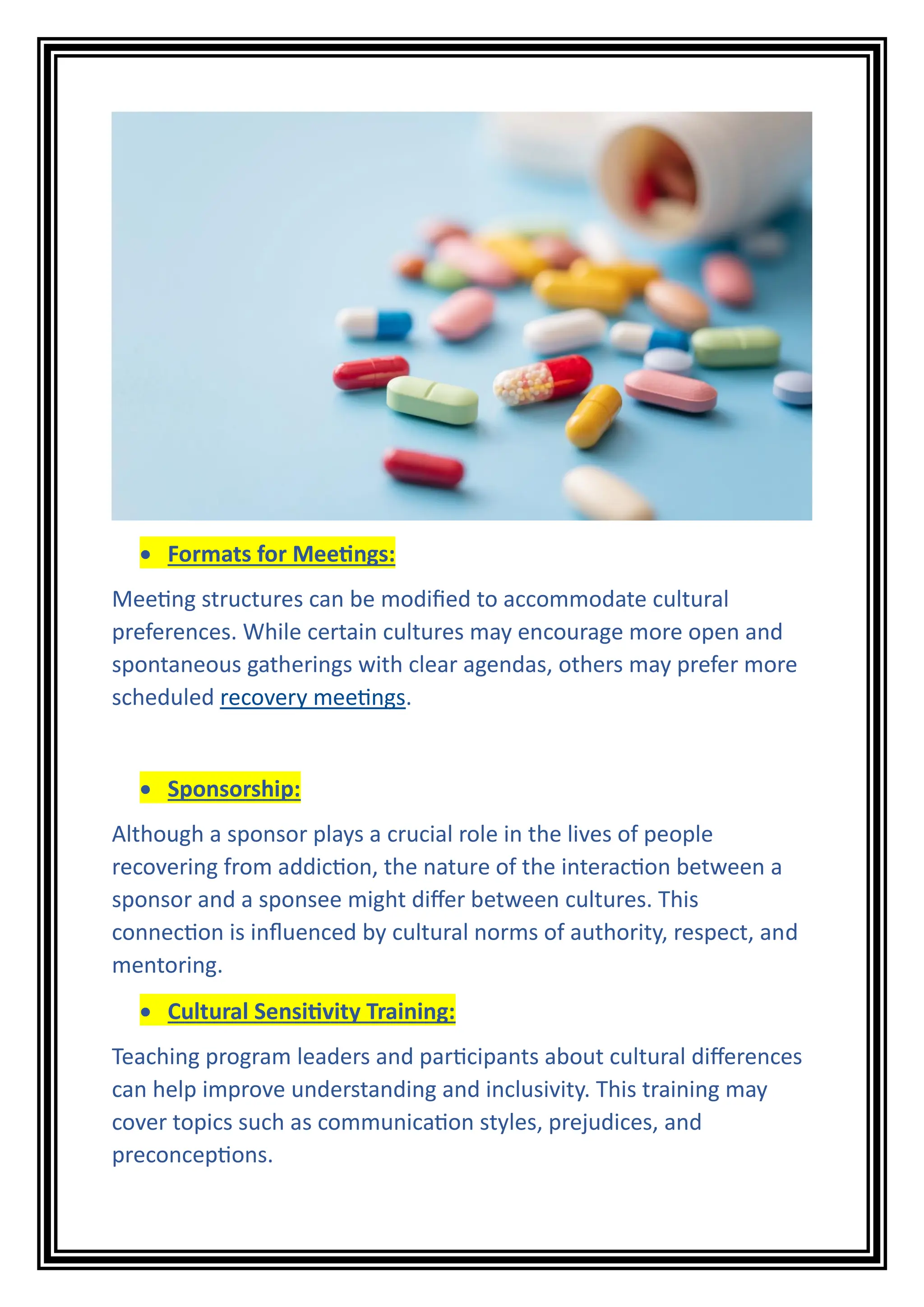 12-Step Program For Addiction And Cultural Considerations | PDF