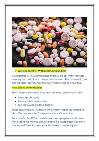 12-Step Program For Addiction And Cultural Considerations | PDF