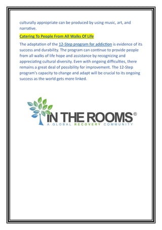 12-Step Program For Addiction And Cultural Considerations | PDF
