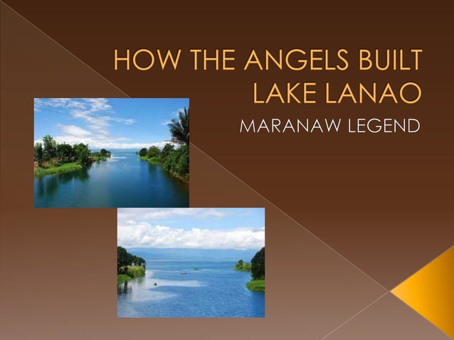 How the angels built lake lanao | PPTX | Islam | Religion & Spirituality