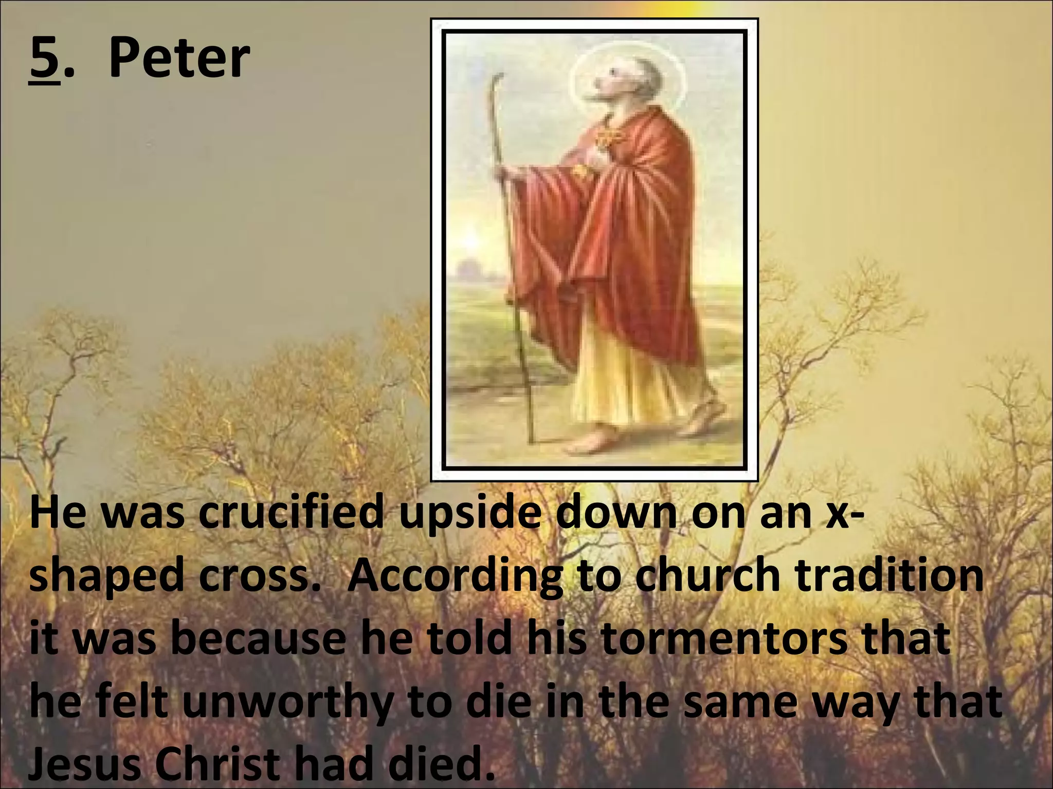 How the apostles_died | PPS