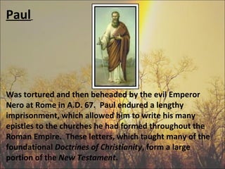 How the apostles_died | PPS