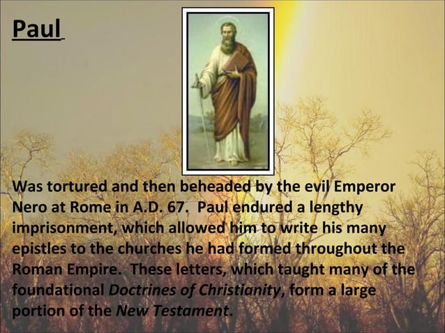 How the apostles_died | PPS | Christianity | Religion & Spirituality