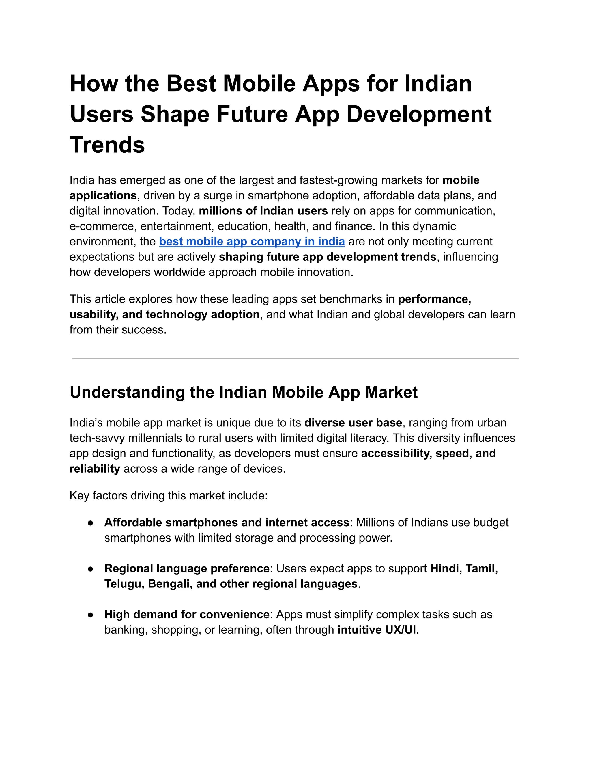 How the Best Mobile Apps for Indian Users Shape Future App Development ...