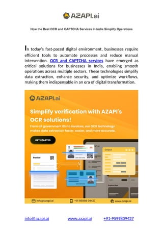 How the Best OCR and Captcha Services in India Simplify Operations.docx