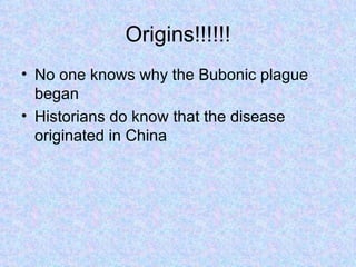 How the bubonic plague changed the world | PPT | Infectious Diseases ...