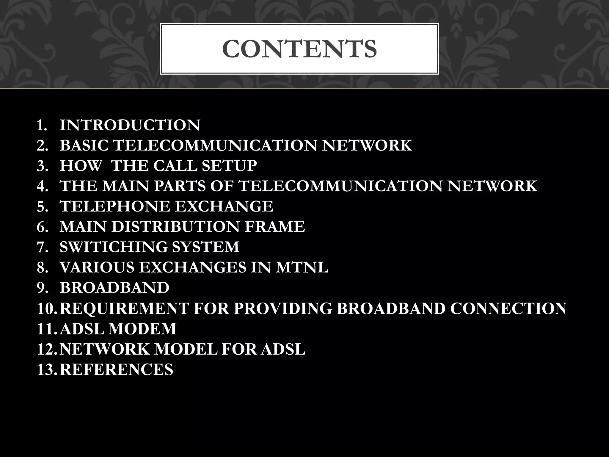 HOW CALL SETUP | PPT