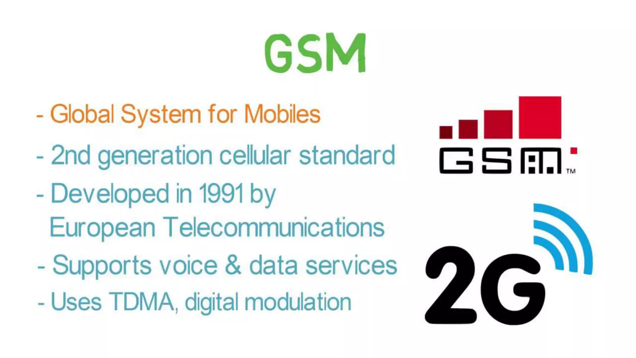 GSM architecture - How the cellular network works? | 1G & 2G | Arun | PPTX