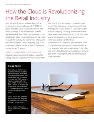 How the Cloud is Revolutionizing the Retail Industry | PDF