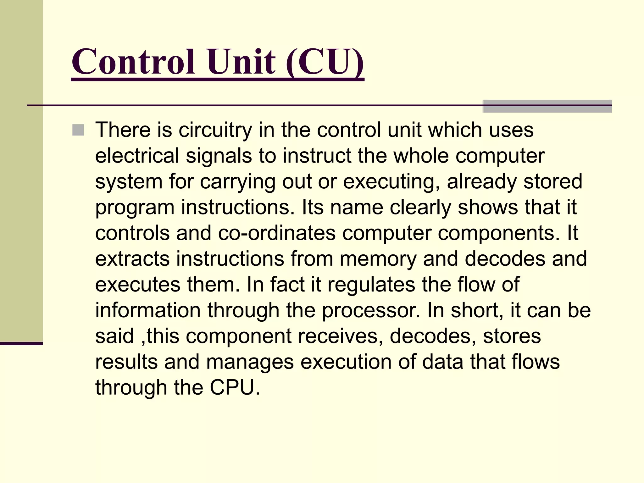 How The CPU Works.ppt