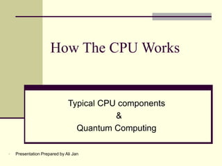 How The CPU Works.ppt