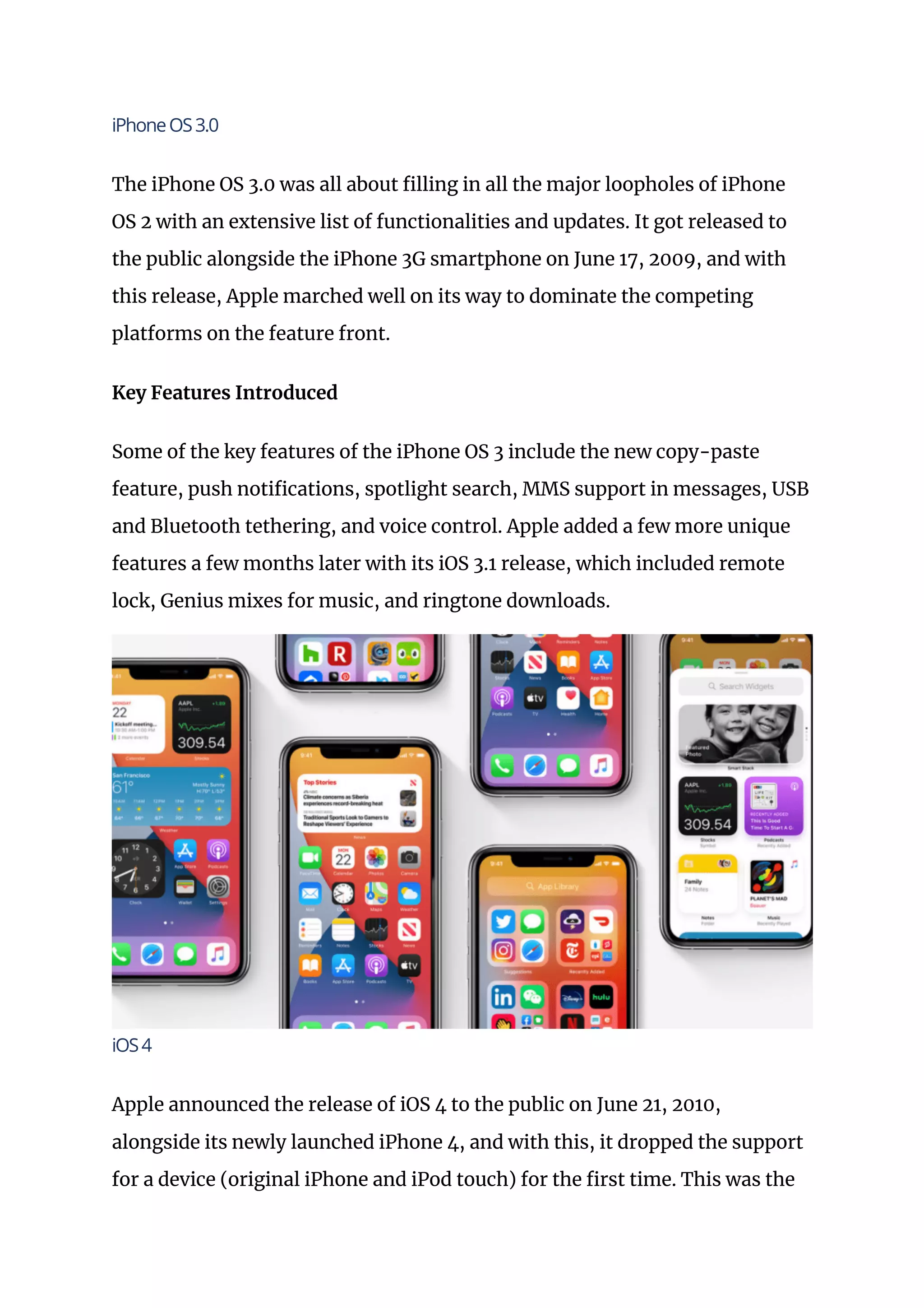How the evolution of i os has transformed app development? | PDF | Free ...