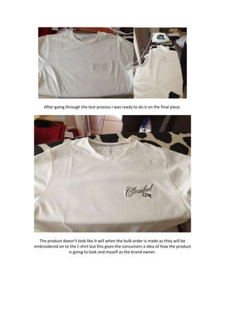 T-Shirt Making Process | DOCX