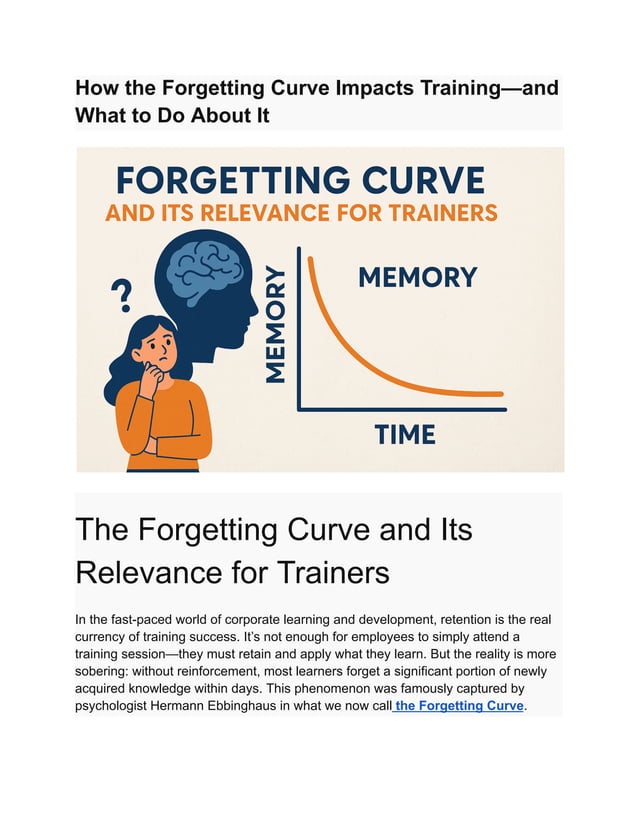 How the Forgetting Curve Impacts Training—and What to Do About It.pdf