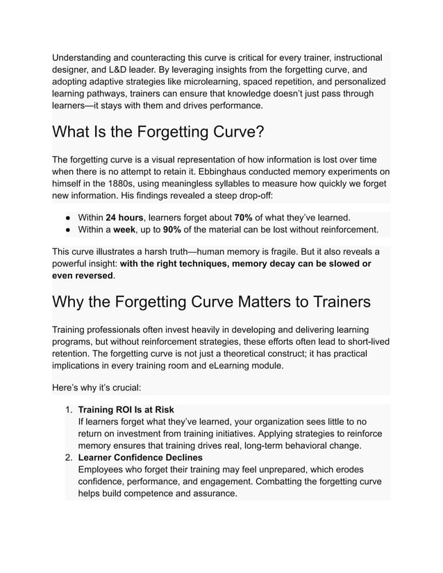 How the Forgetting Curve Impacts Training—and What to Do About It.pdf