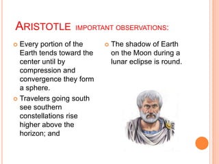 How the greeks knew that the earth is | PPTX