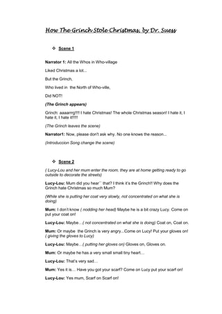 How the grinch stole christmas | DOCX