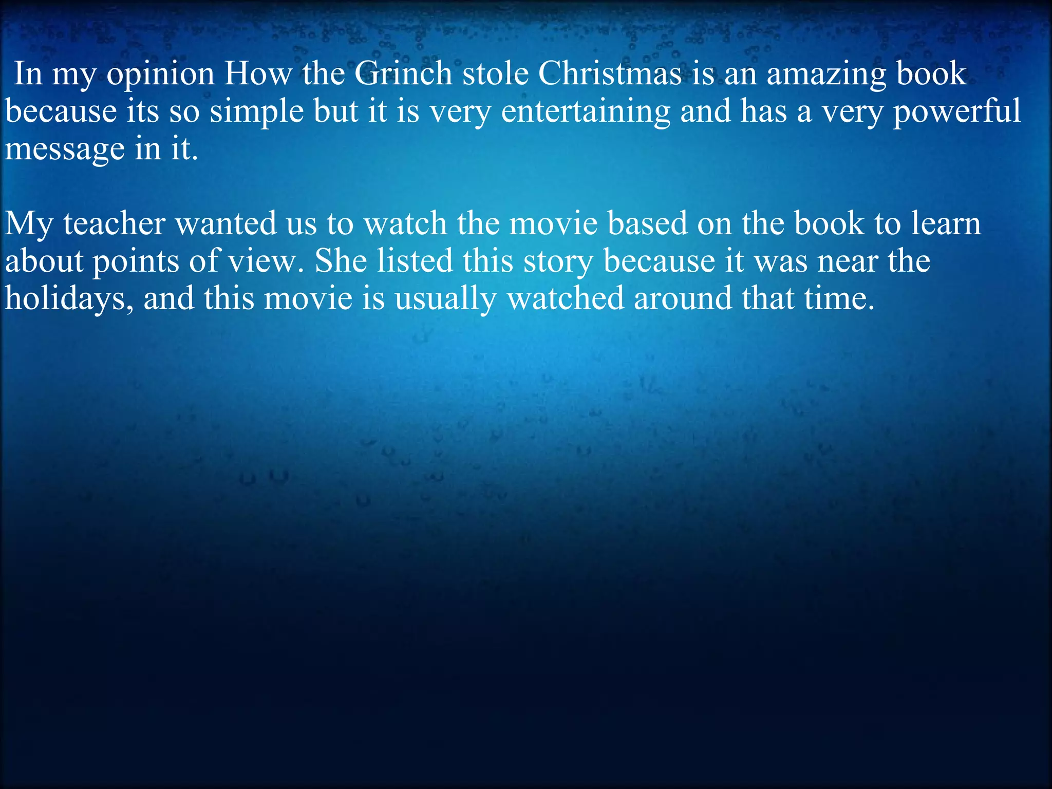 How The Grinch Stole Christmas(2) | PPT