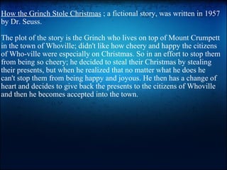 How The Grinch Stole Christmas(2) | PPT