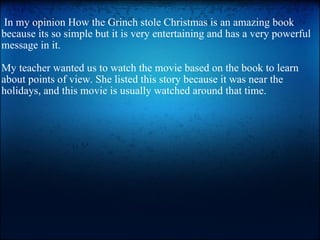 How The Grinch Stole Christmas(2) | PPT