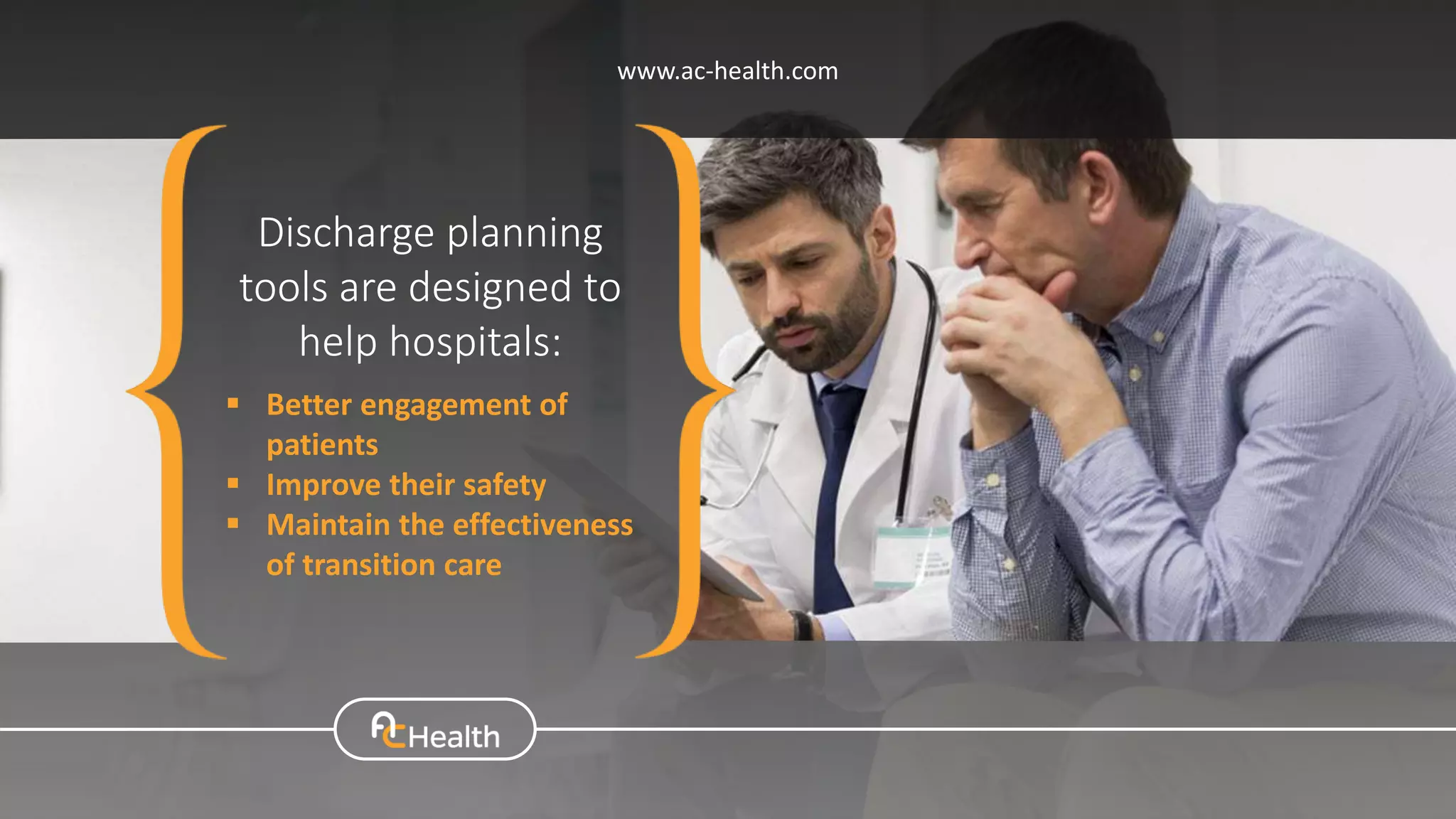 How the Hospital Discharge Tools Improve Care Management | PPTX
