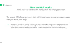 How the hra works for employees | PDF