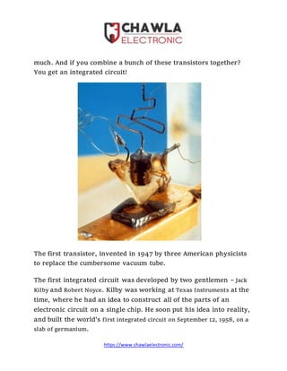 How the integrated circuit works | PDF