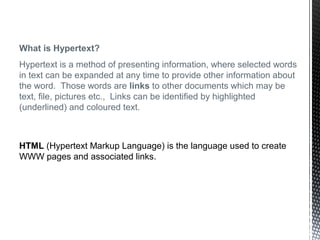 Howthe internet | PPT