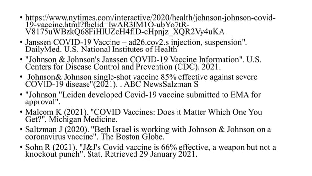 How the johnson & johnson vaccine works | PPT