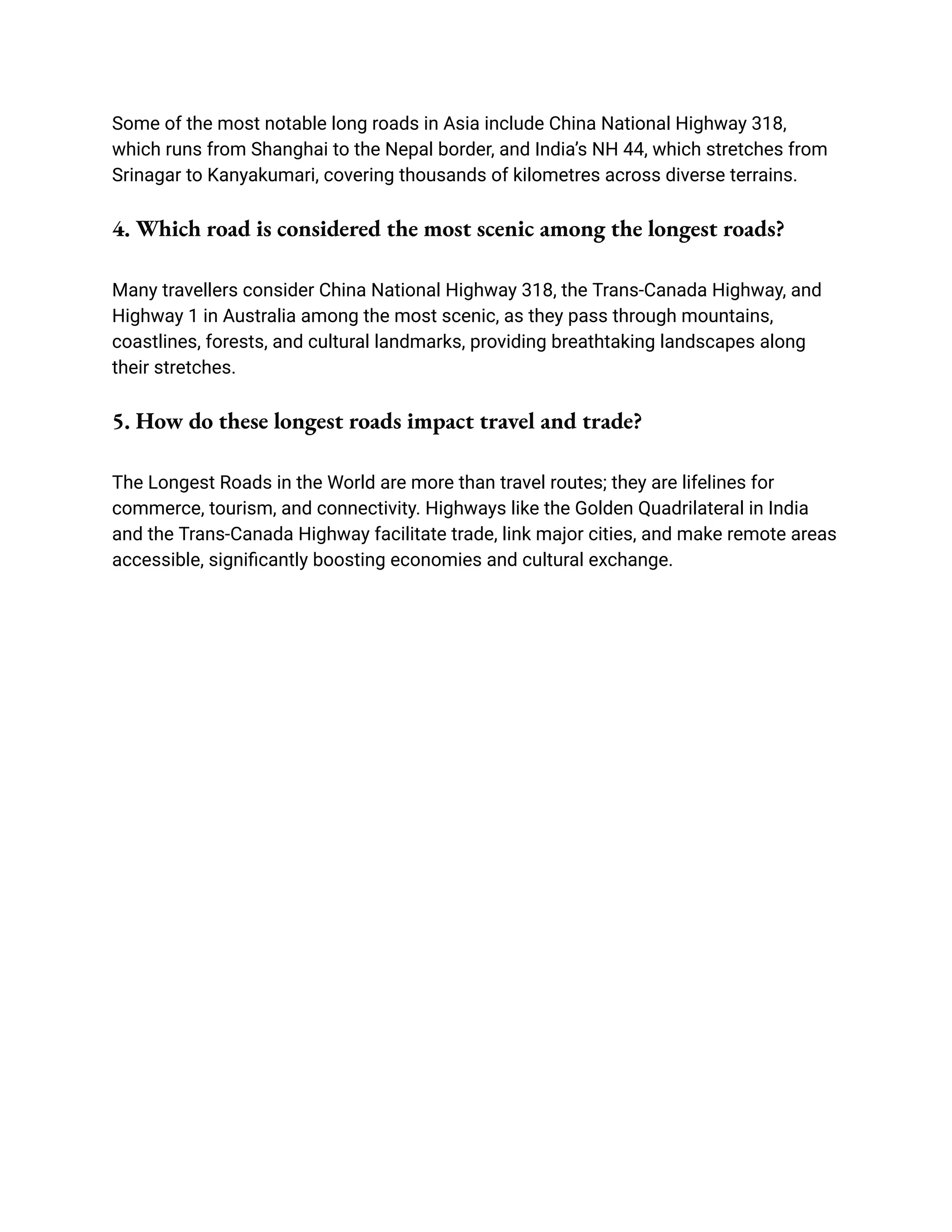 How the Longest Roads in the World Connect Economies, Cultures, and ...